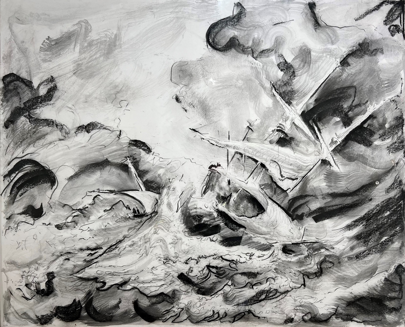The Tempest (after Shakespear)Charcoal, pencil, wash - Blue Hill Public ...