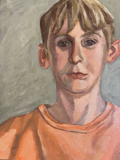 Jet, oil, Stephen Collier - Blue Hill Public Library