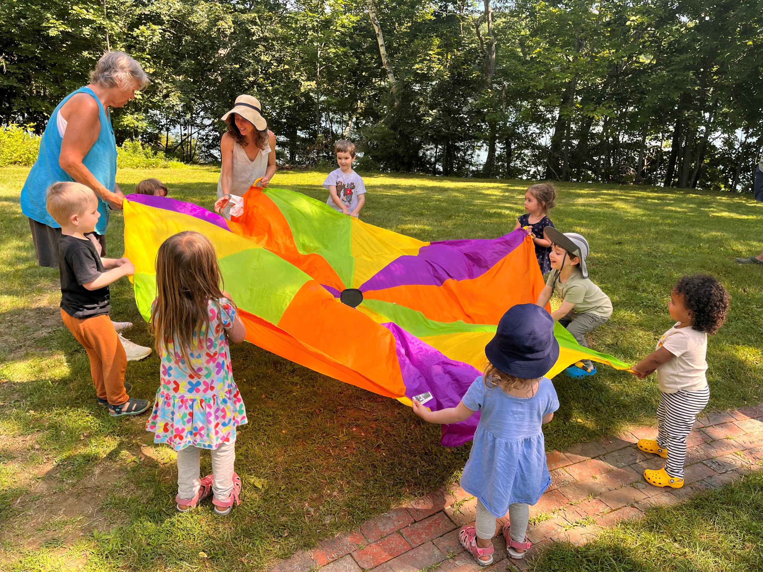 Preschool Playgroup in the Park - Blue Hill Public Library